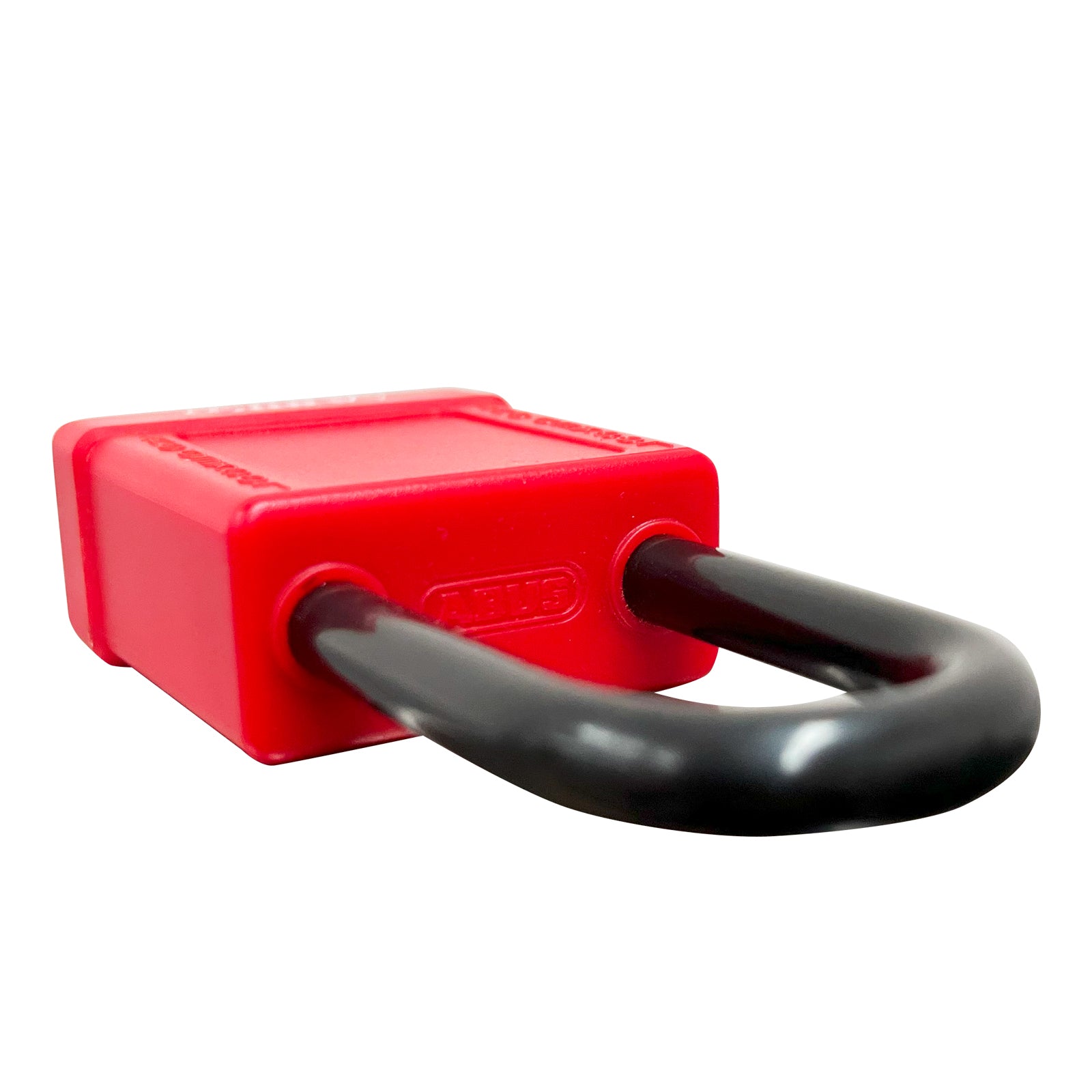Candado de bloqueo eléctrico 74/40 KD color rojo marca ABUS – Safety Depot Mx