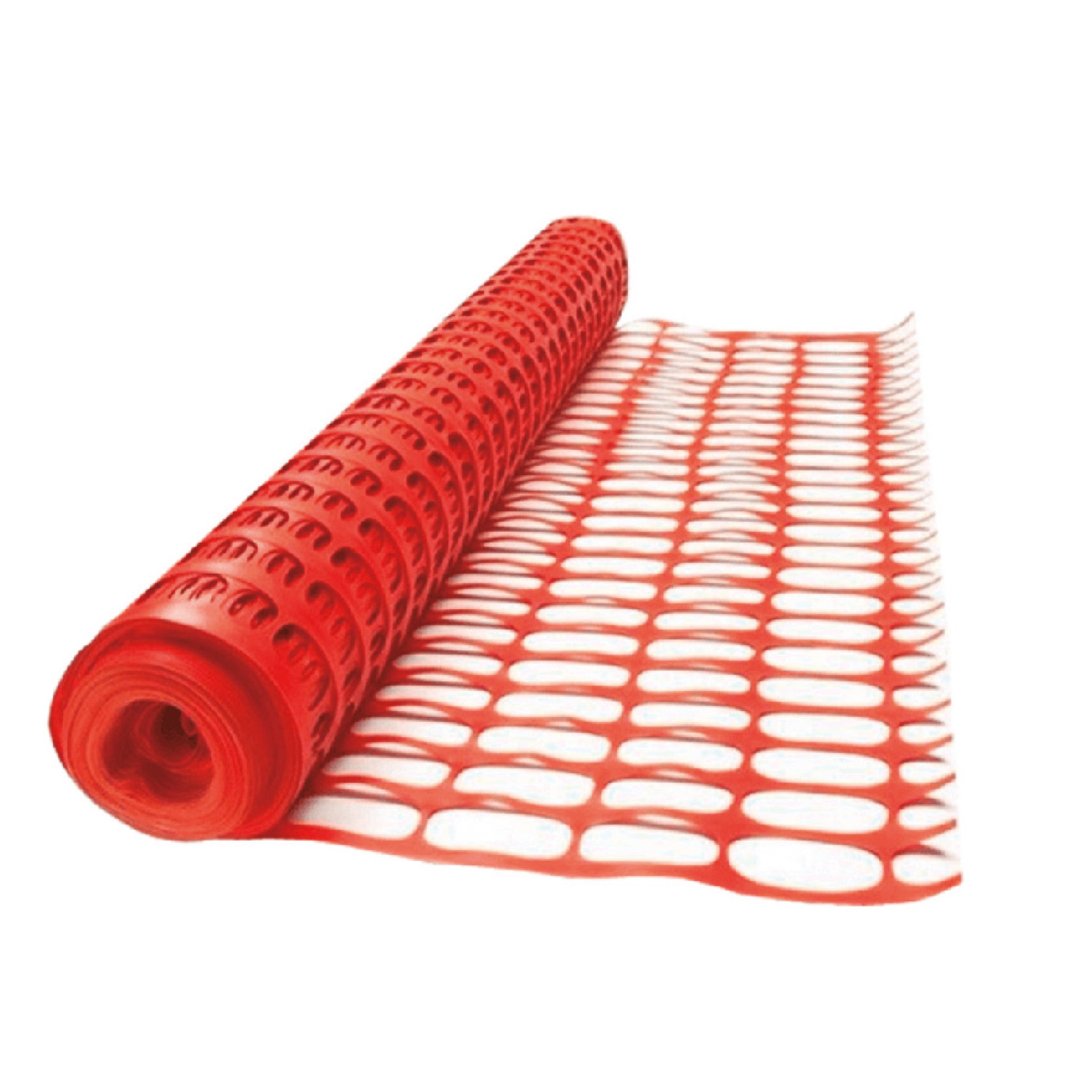 Malla naranja de plástico para delimitar áreas – Safety Depot Mx