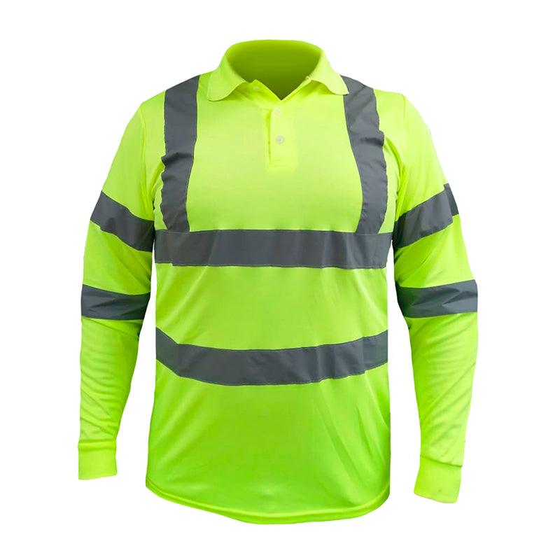 Camisa alta visibilidad manga larga reflejante mod. POLOHV marca LICA ...